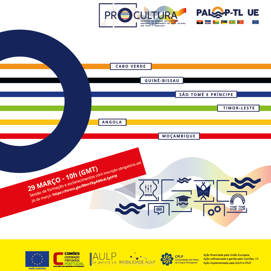 PALOP-TL: PROCULTURA promove sessão online de formação e ...