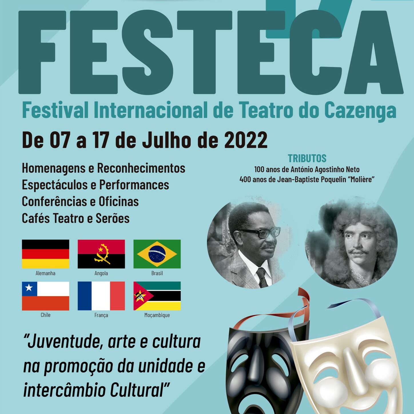 FESTECA – Festival Internacional de Teatro do Cazenga – Futuros Criativos